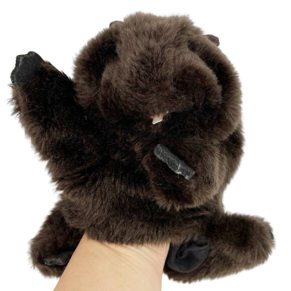 Folkmanis | Toys | Folkmanis Beaver Hand Puppet Vintage Dark Brown ...